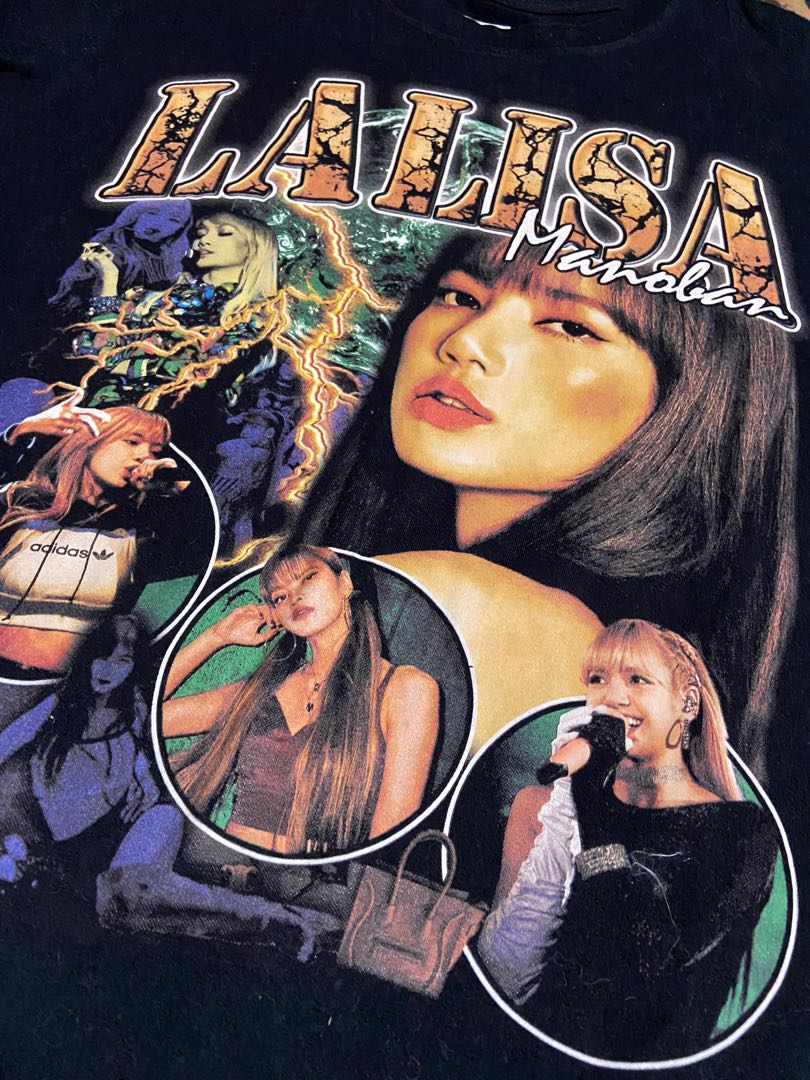 Blackpink Lisa Shirt, Men's Fashion, Tops & Sets, Tshirts & Polo Shirts ...