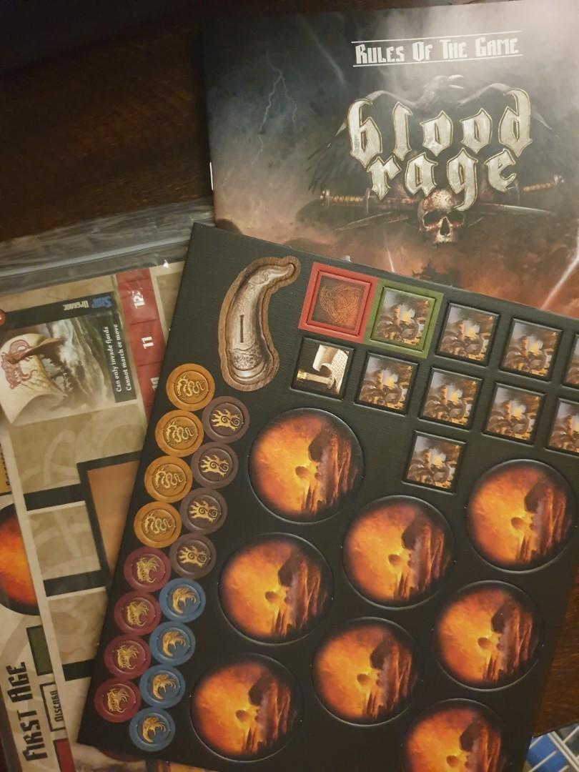 Blood Rage Board Game, Hobbies & Toys, Toys & Games on Carousell