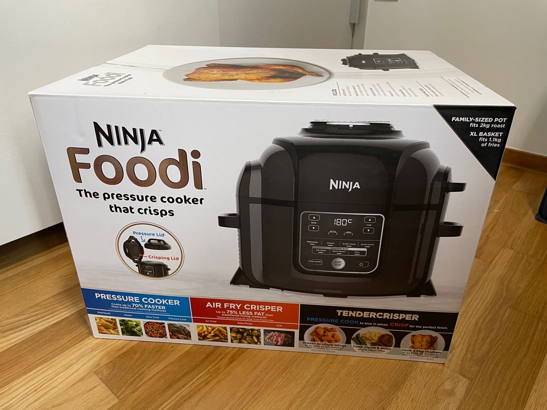 BN ninja foodi op300 air fryer multi cooker, TV & Home Appliances, Kitchen Appliances, Cookers ...