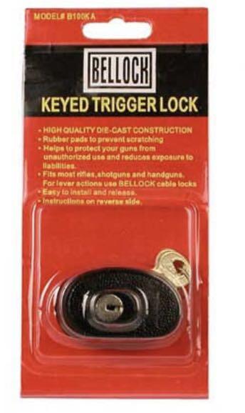Bnew Imported Bellock Safety Lock Keyed Steel Gun Pistol Rifle Trigger ...