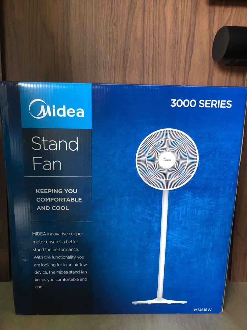 *BRAND NEW* Midea Stand Fan 3000 Series, Furniture & Home Living ...