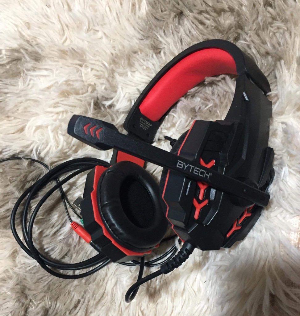 BYTECH Gaming Headset, Audio, Headphones & Headsets on Carousell