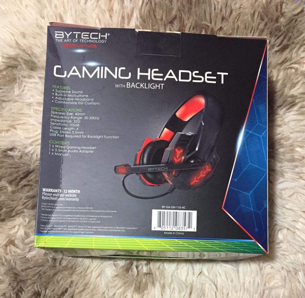 BYTECH Gaming Headset, Audio, Headphones & Headsets on Carousell