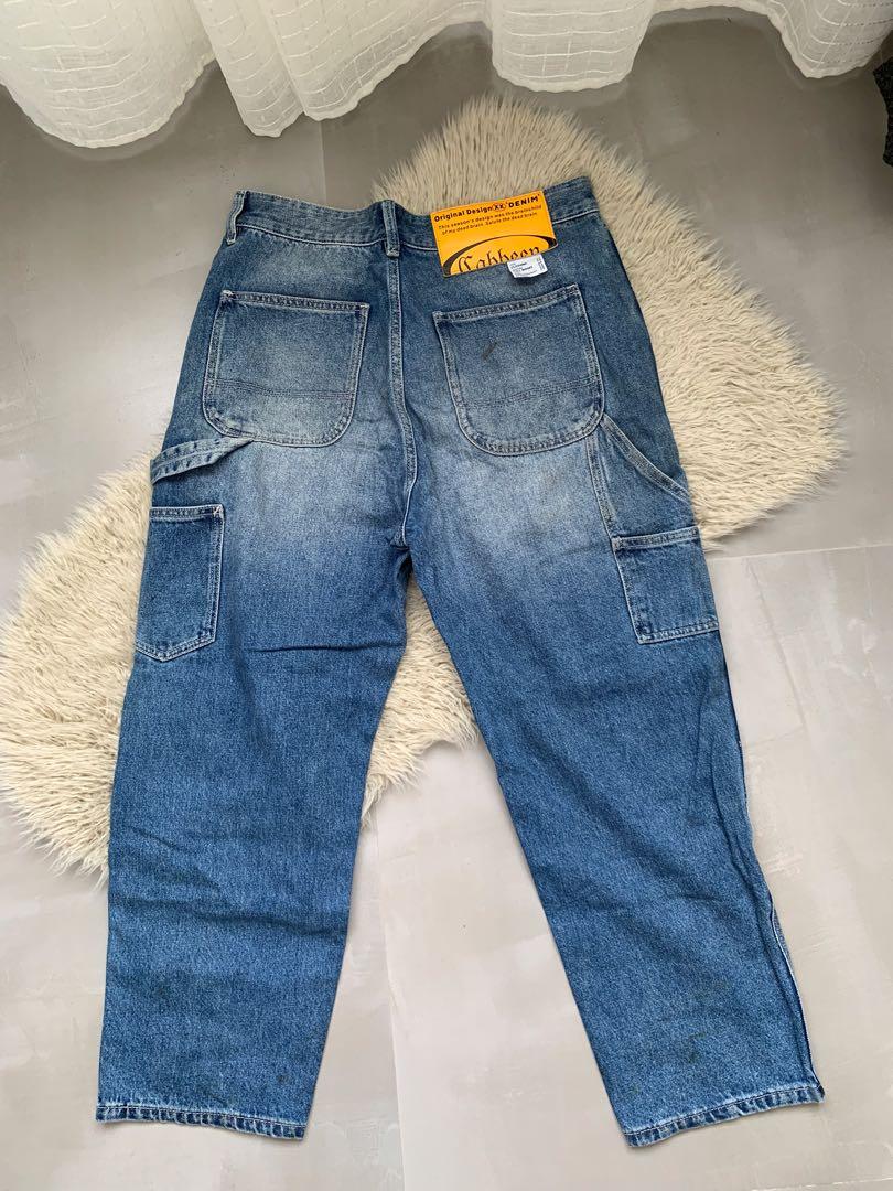 Cabbeen carpenters pants, Men's Fashion, Bottoms, Jeans on Carousell