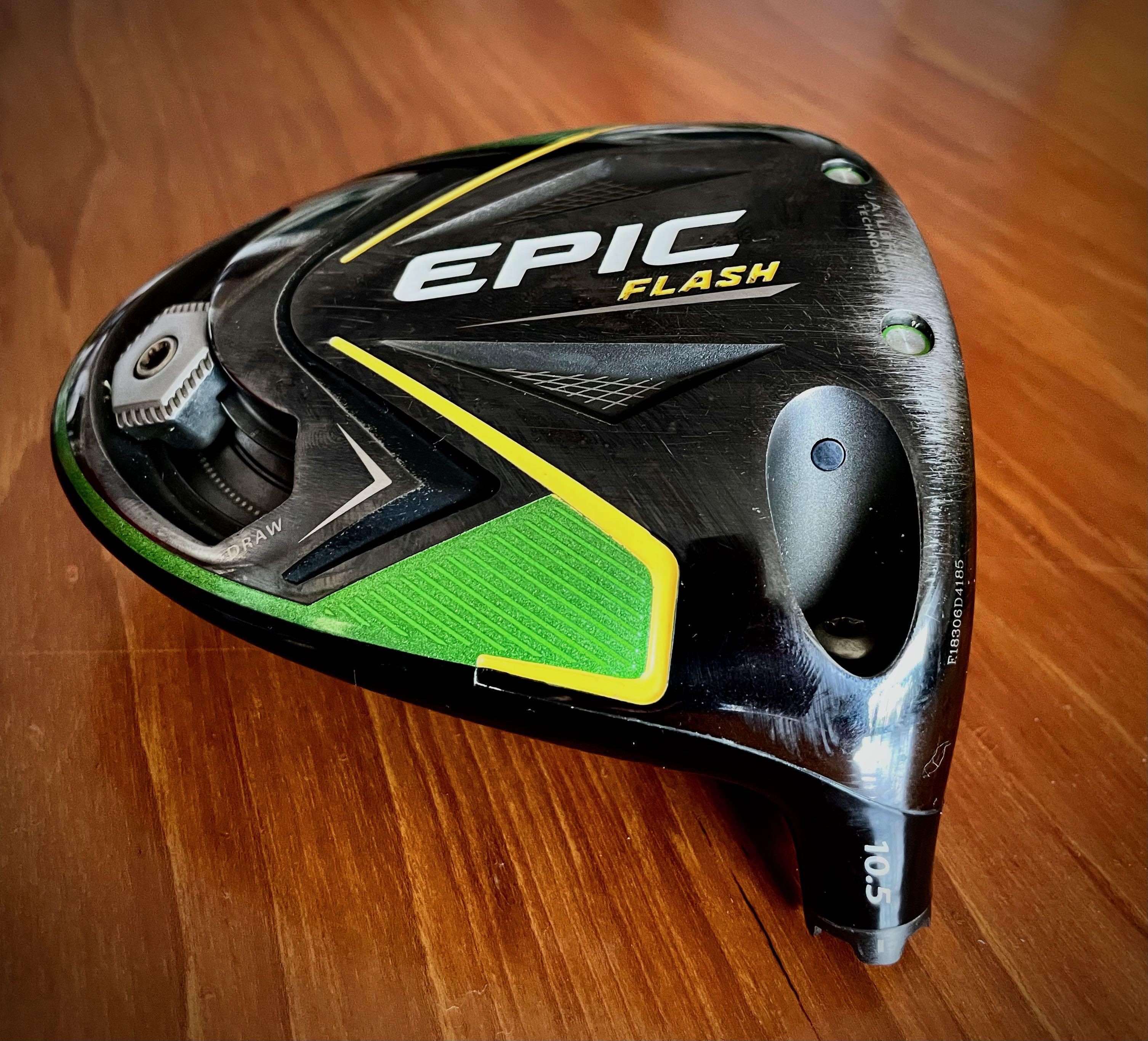 Callaway Epic Flash Driver Head, Sports Equipment, Sports & Games, Golf ...