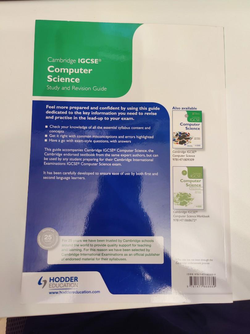 Cambridge IGCSE Computer Science Study and Revision Guide, 興趣及遊戲, 書本 ... Cambridge IGCSE Computer Science Study and Revision Guide, 興趣及遊戲, 書本 ...