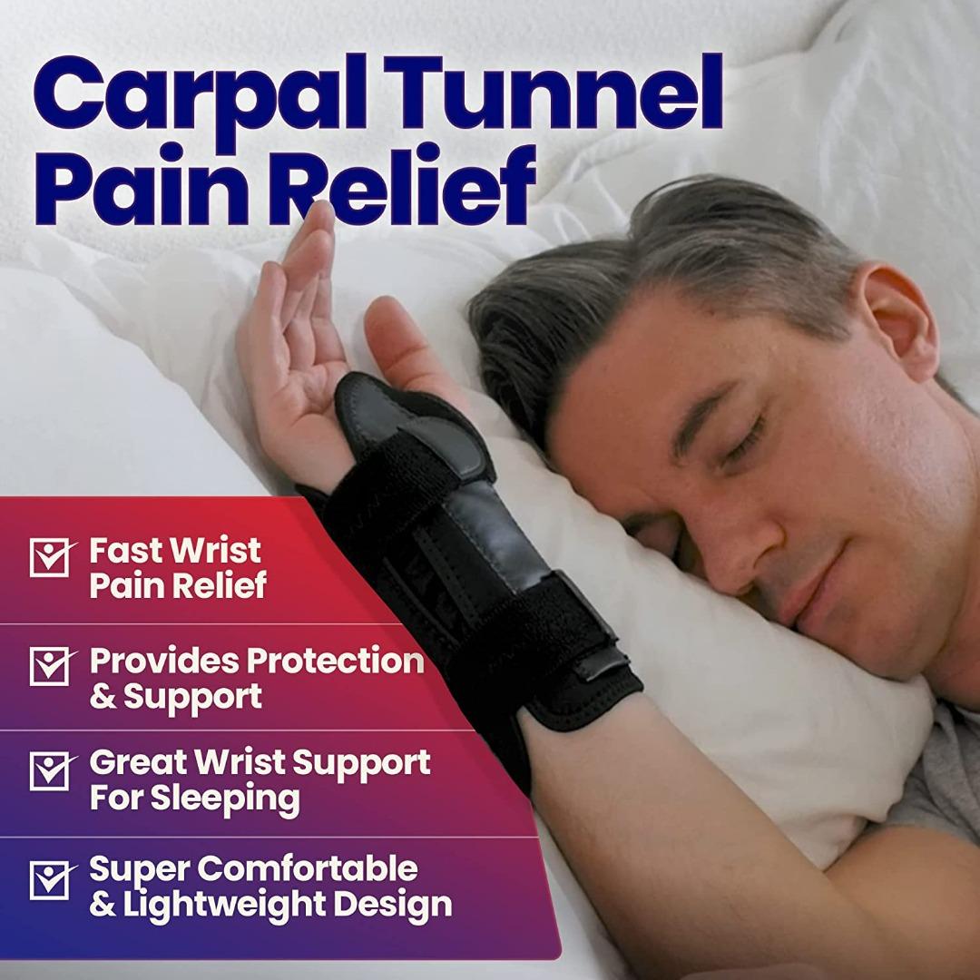 Carpal Tunnel Wrist Brace Night Support - Wrist Splint Arm Stabilizer & Hand Brace for Carpal ...