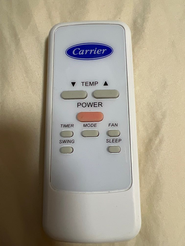 Carrier 遙控器 TYPE:R031D, 家庭電器, 電視 & 其他娛樂, 電視組件及配件 - Carousell