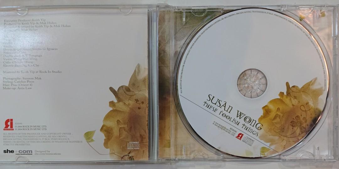 Cd susan wong these foolish things, 興趣及遊戲, 音樂樂器 & 配件, 音樂與媒體 - CD 及 DVD ...