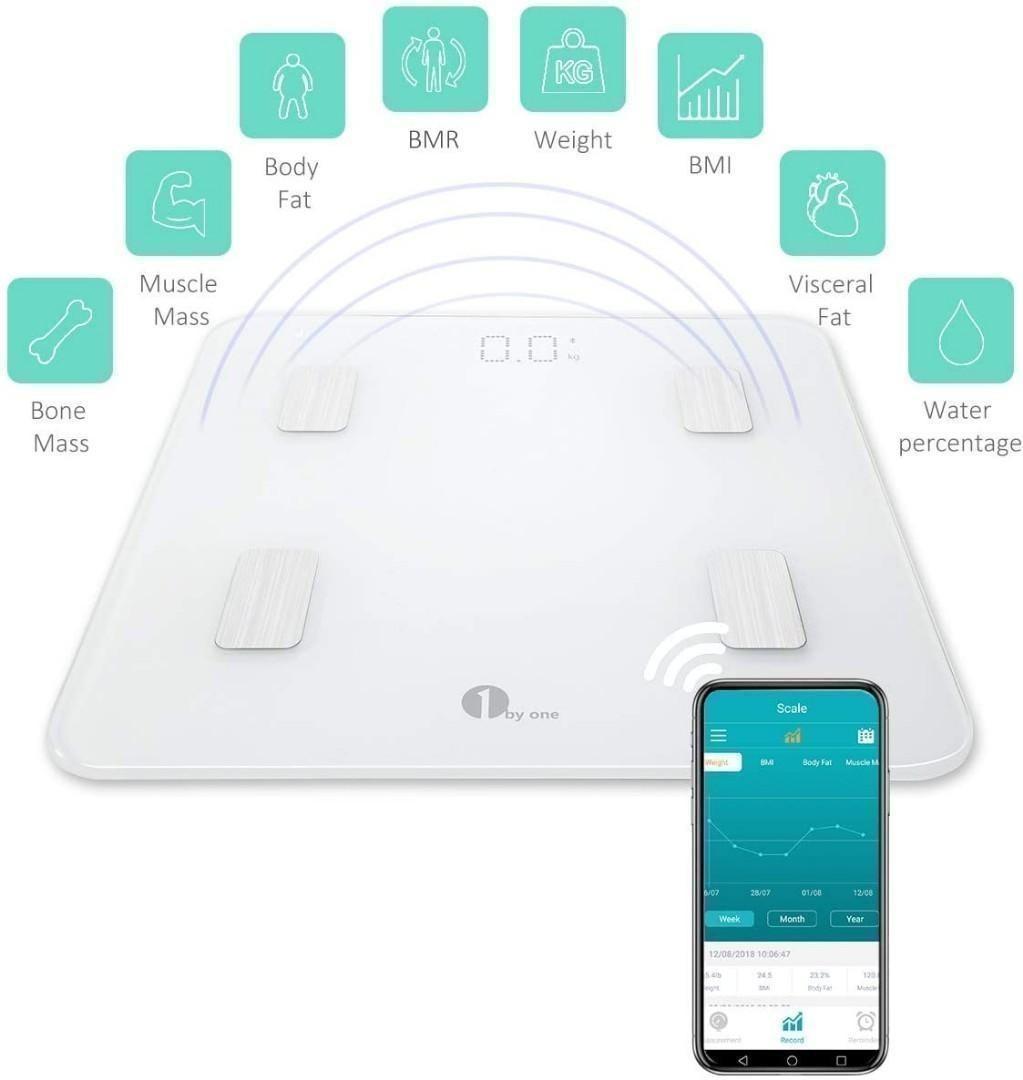 Clearance Sale BNIB 1byone Bluetooth Body Fat Monitor and Body Analyser ...