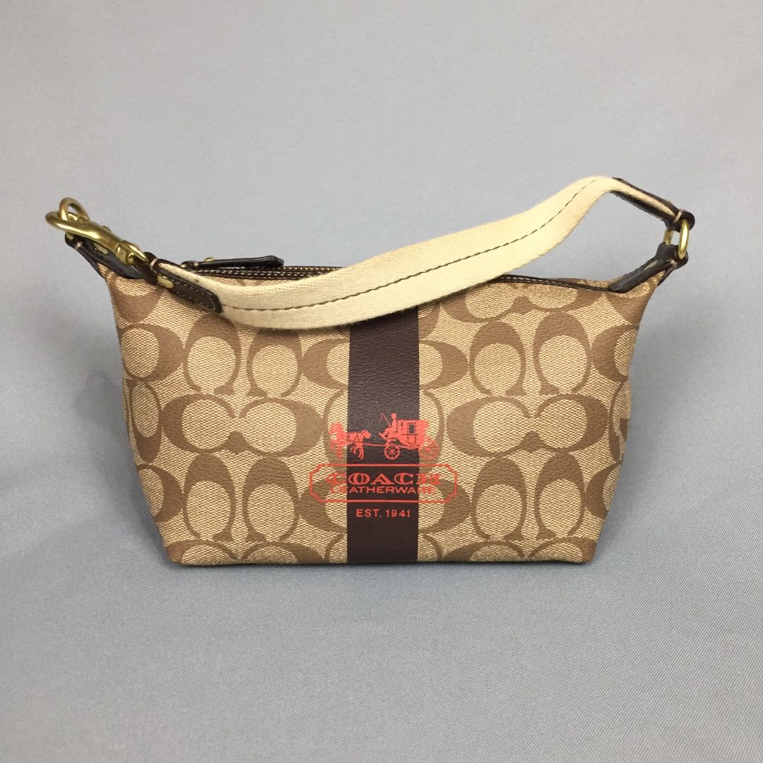 COACH PVC MINI SIGNATURE BAG, Luxury, Bags & Wallets on Carousell