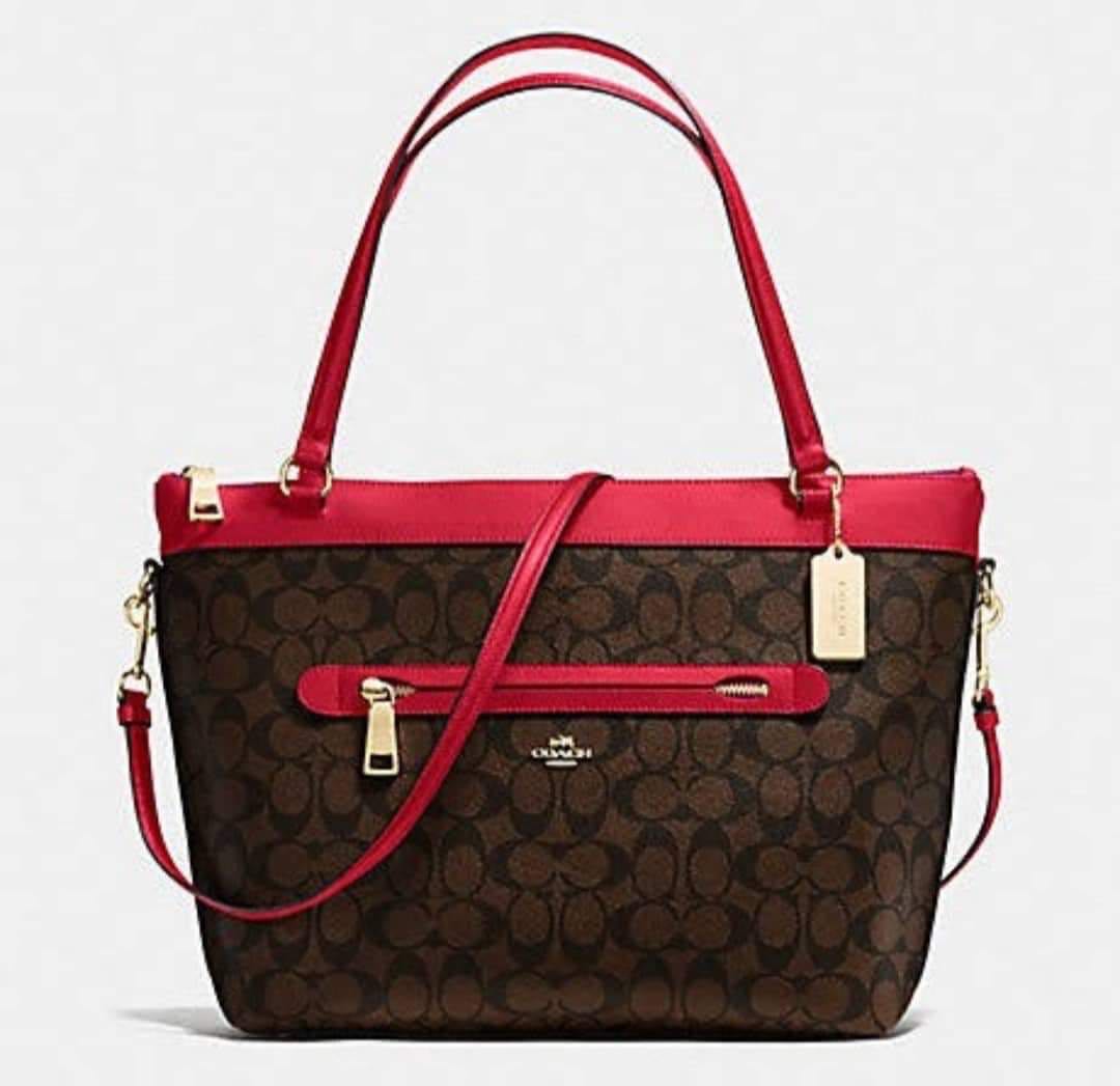 Coach Tyler Tote bag with long strap , Luxury, Bags & Wallets on Carousell