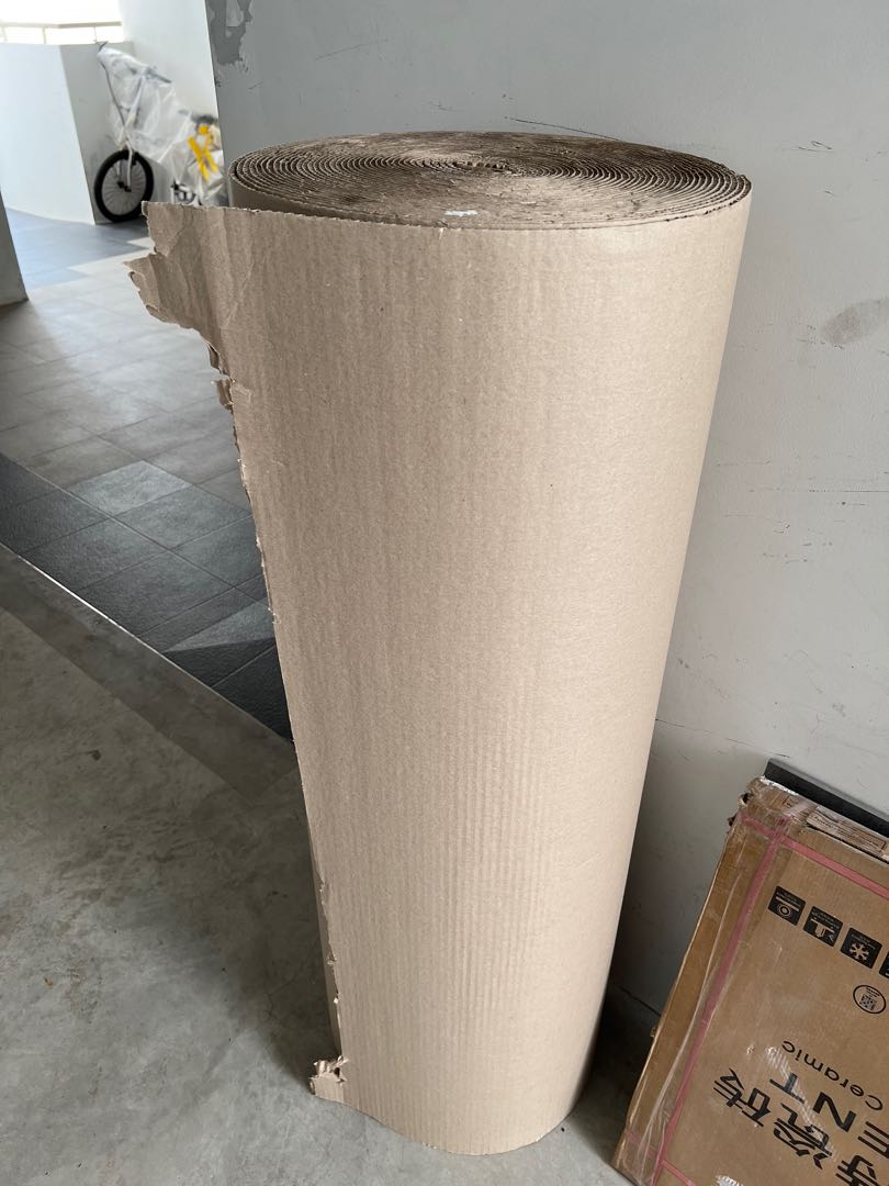 Corrugated Paper Roll, Furniture & Home Living, Cleaning & Homecare ...