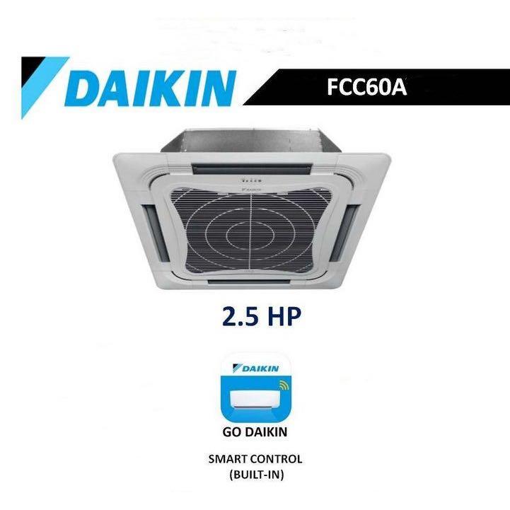 Daikin Ceiling Cassette Air Conditioner Fcc60a Non Inverter Brand New