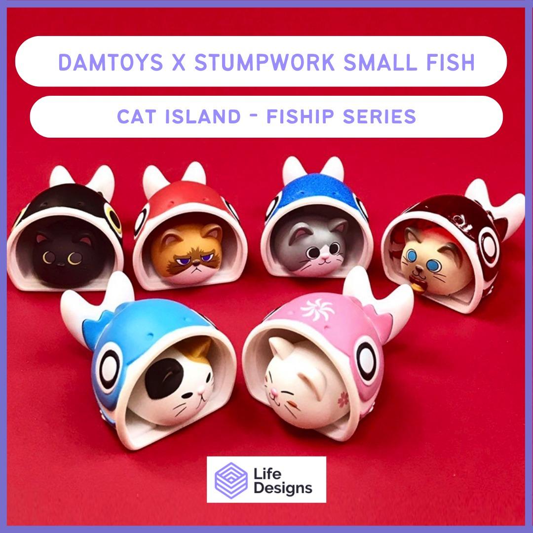 Damtoys x Stumpwork Small Fish - Cat Island - Fiship Blind Box Series ...