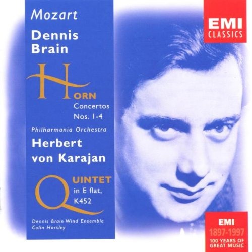 EU press CD Dennis Brain Karajan Philharmonic Orchestra Mozart Horn ...