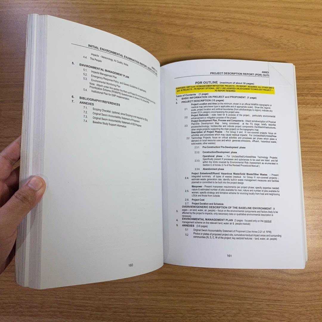 DENR EIS Revised Procedural Manual, Hobbies & Toys, Books & Magazines ...