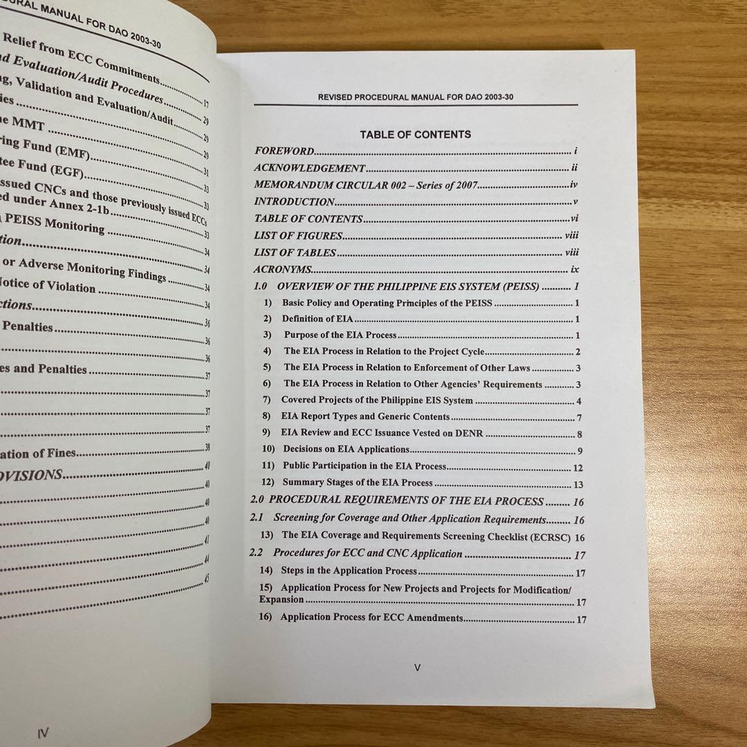 DENR EIS Revised Procedural Manual, Hobbies & Toys, Books & Magazines ...