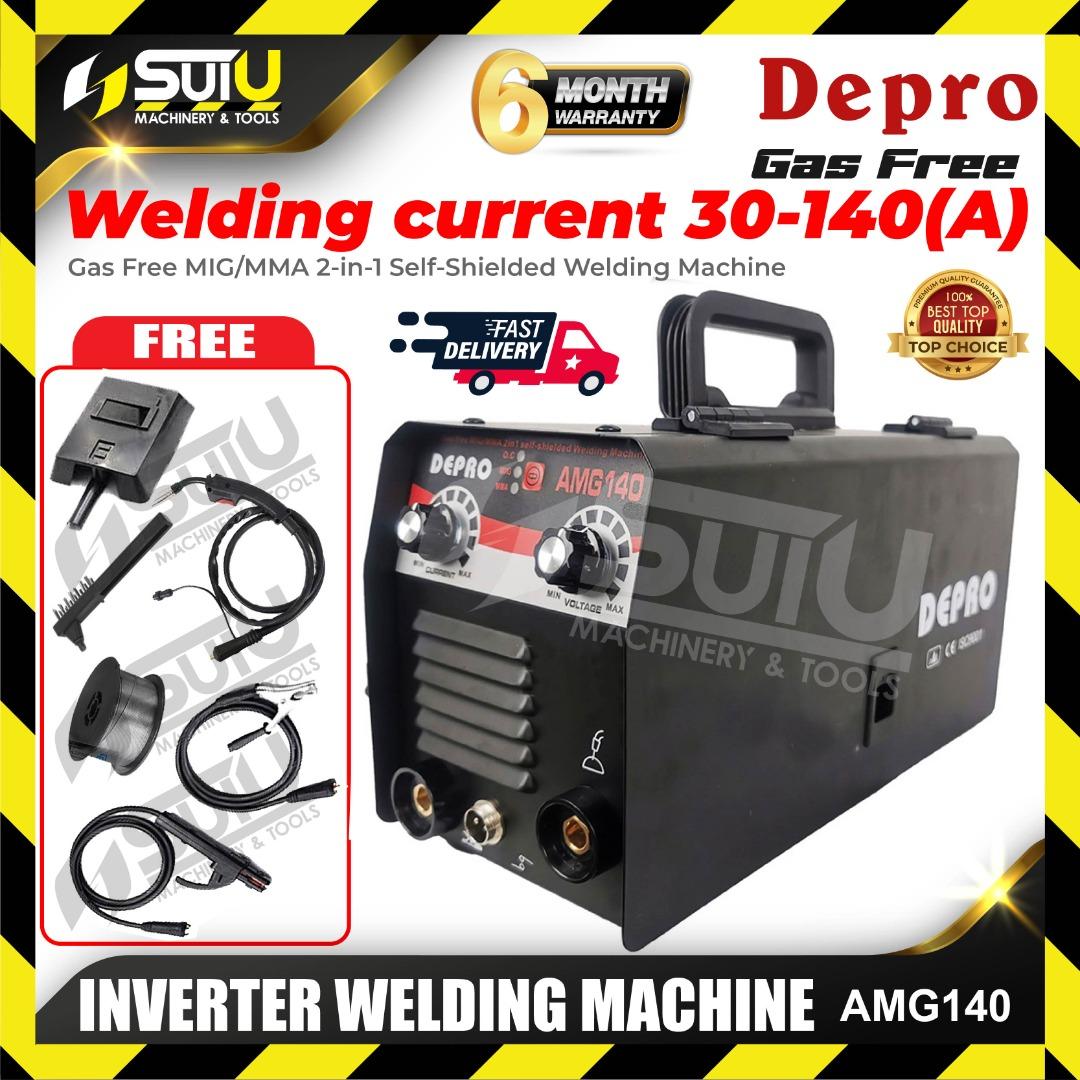 DEPRO / DSV DMG140A1 / AMG140 Gasless MIG / MMA 2IN1 Inverter Welding ...