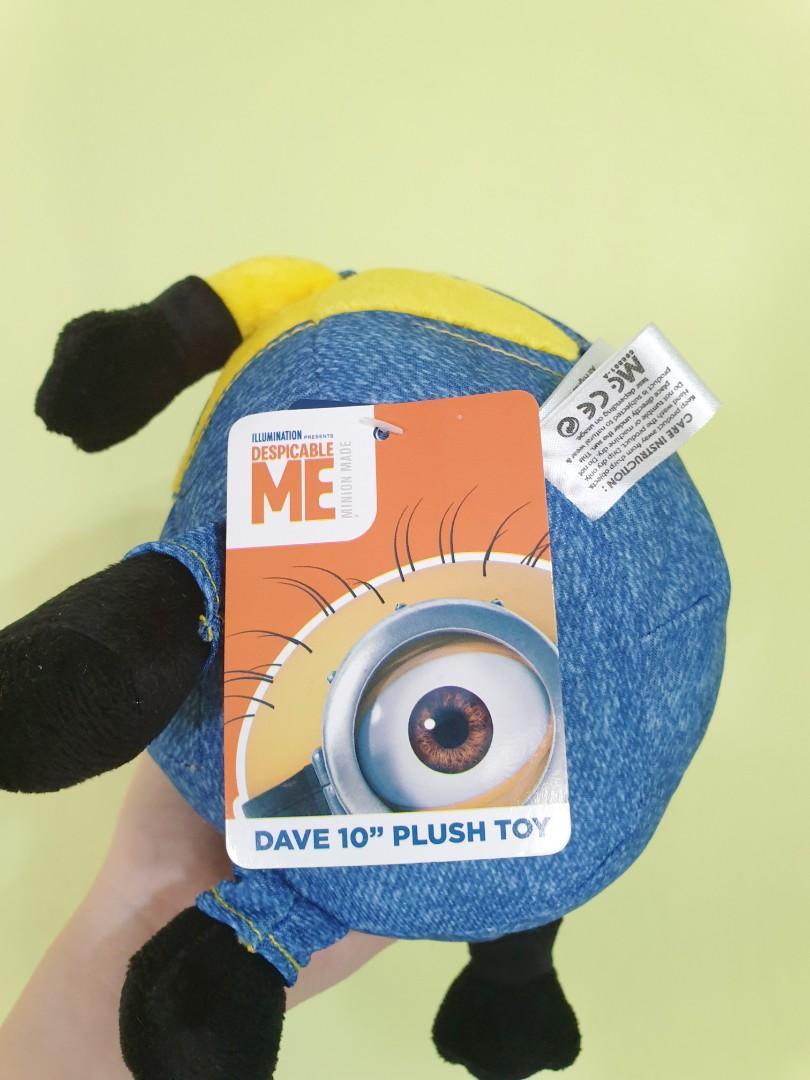 Despicable Me Minion Dave Plush Soft Toy, Hobbies & Toys, Toys & Games ...
