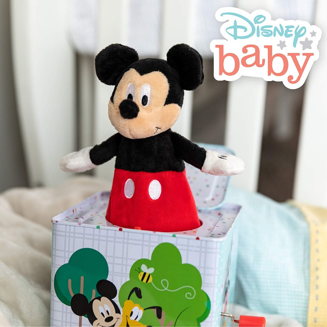 Disney Baby Mickey Mouse Jack-in-The-Box Musical Toy for Babies ...