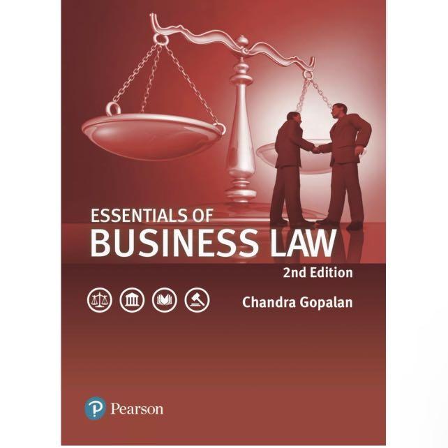 Essentials of Business Law (2nd Edition) - Chandra Gopalan - Ngee Ann ...
