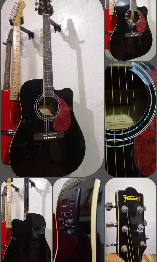 Fernando Acoustic/Electric guitar, Hobbies & Toys, Music & Media ...