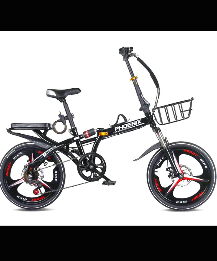 FULL SUSPENSION Foldable 7 Speed Phoenix folding bike 20" Bike 20 inch ...