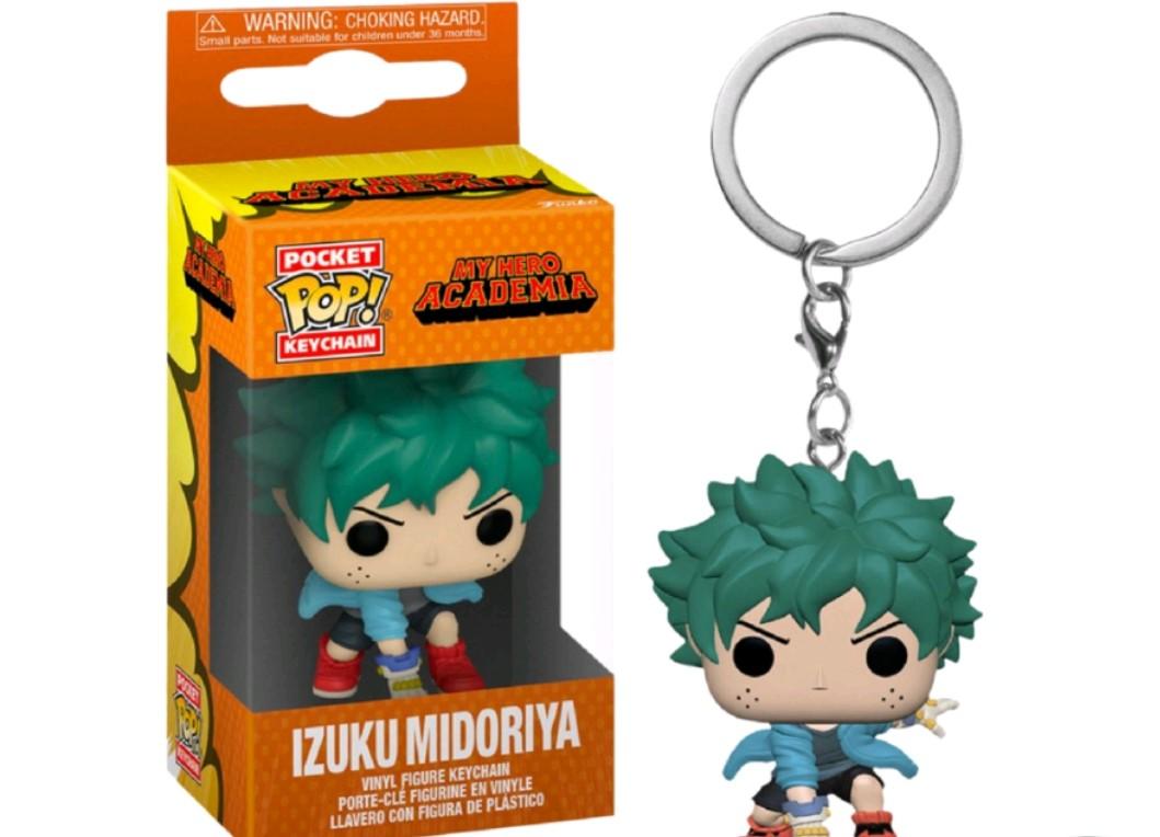 Funko Pop! Keychain: My Hero Academia - Hawks/Izuku Midoriya/Kyoka Jiro ...