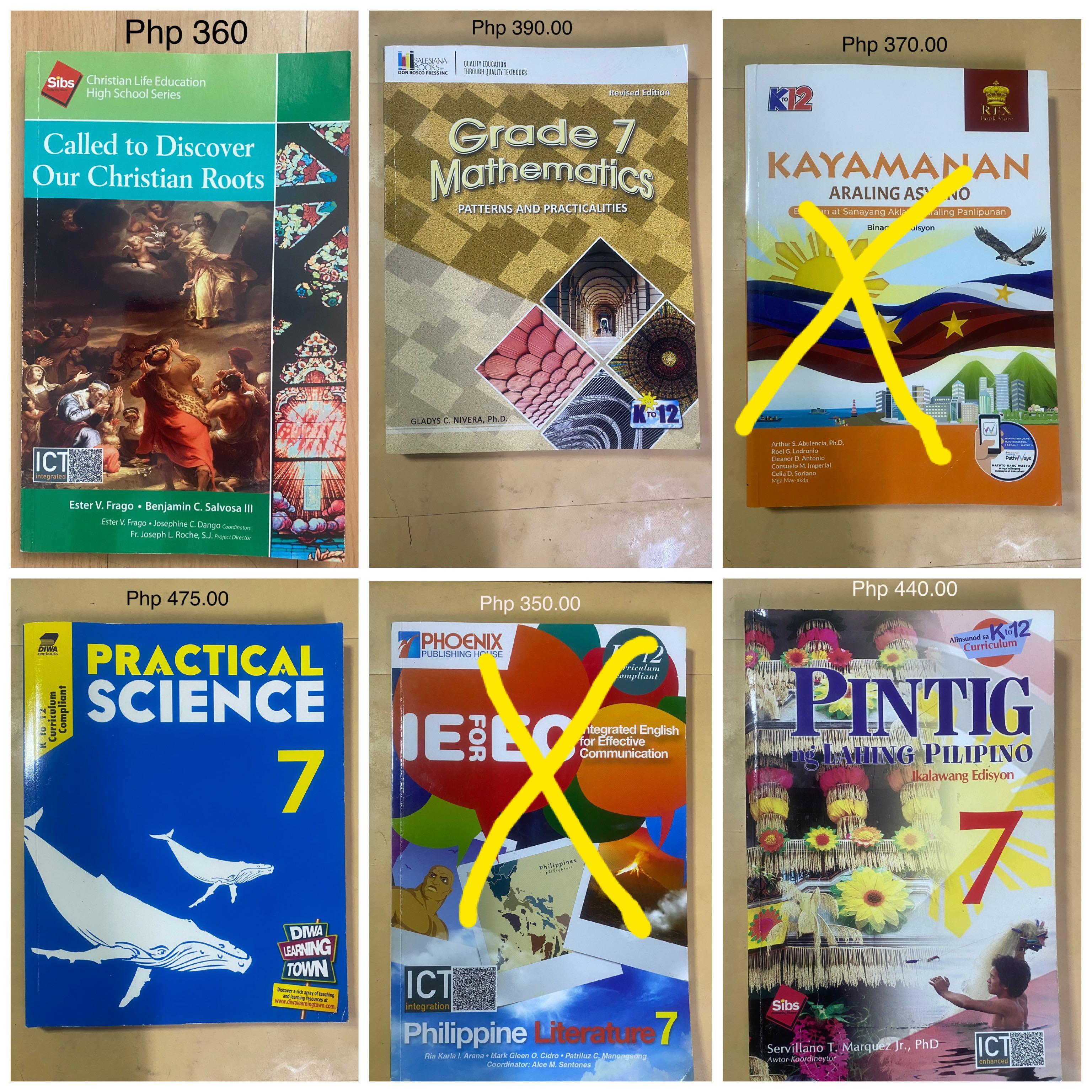 Grade 7 textbooks ( 2021-2022), Hobbies & Toys, Books & Magazines ...