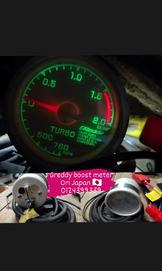 Greddy boost meter ori Japan 🇯🇵, Auto Accessories on Carousell