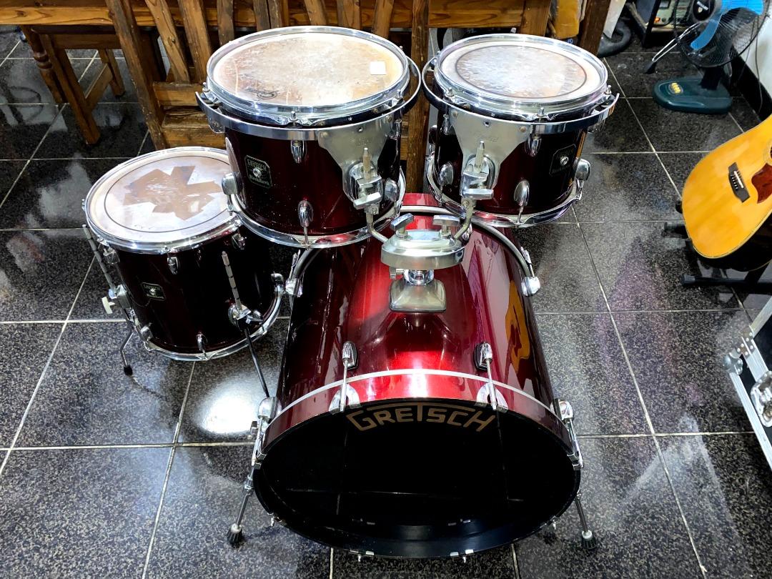 Gretsch Black Hawk 4pc Drum Set Shells, Hobbies & Toys, Music & Media ...