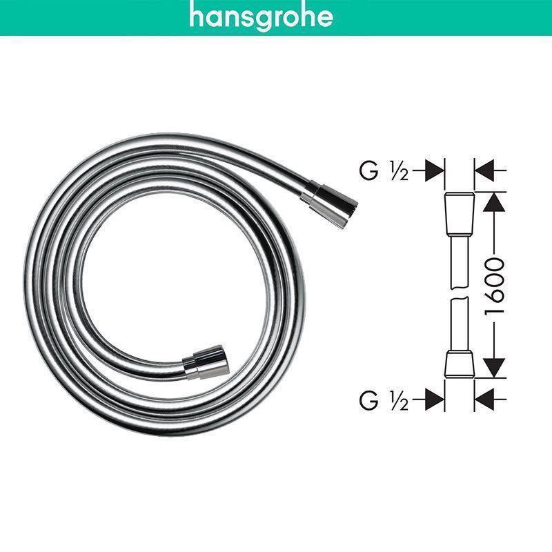 【現貨】 Hansgrohe #28276000 花灑喉 Isiflex shower hose 1.6m, 德國製造, 傢俬＆家居, 浴室 ...