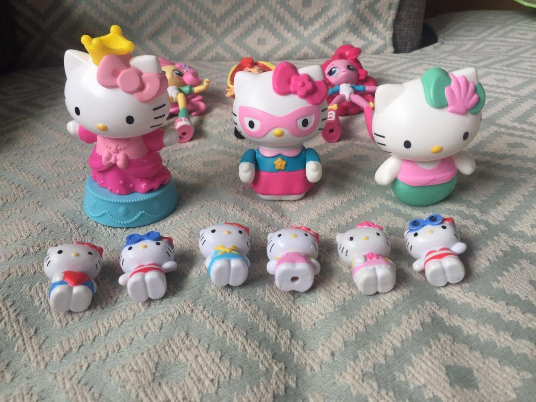 Hello Kitty Figurines My little pony Equestrian girls , Hobbies & Toys ...