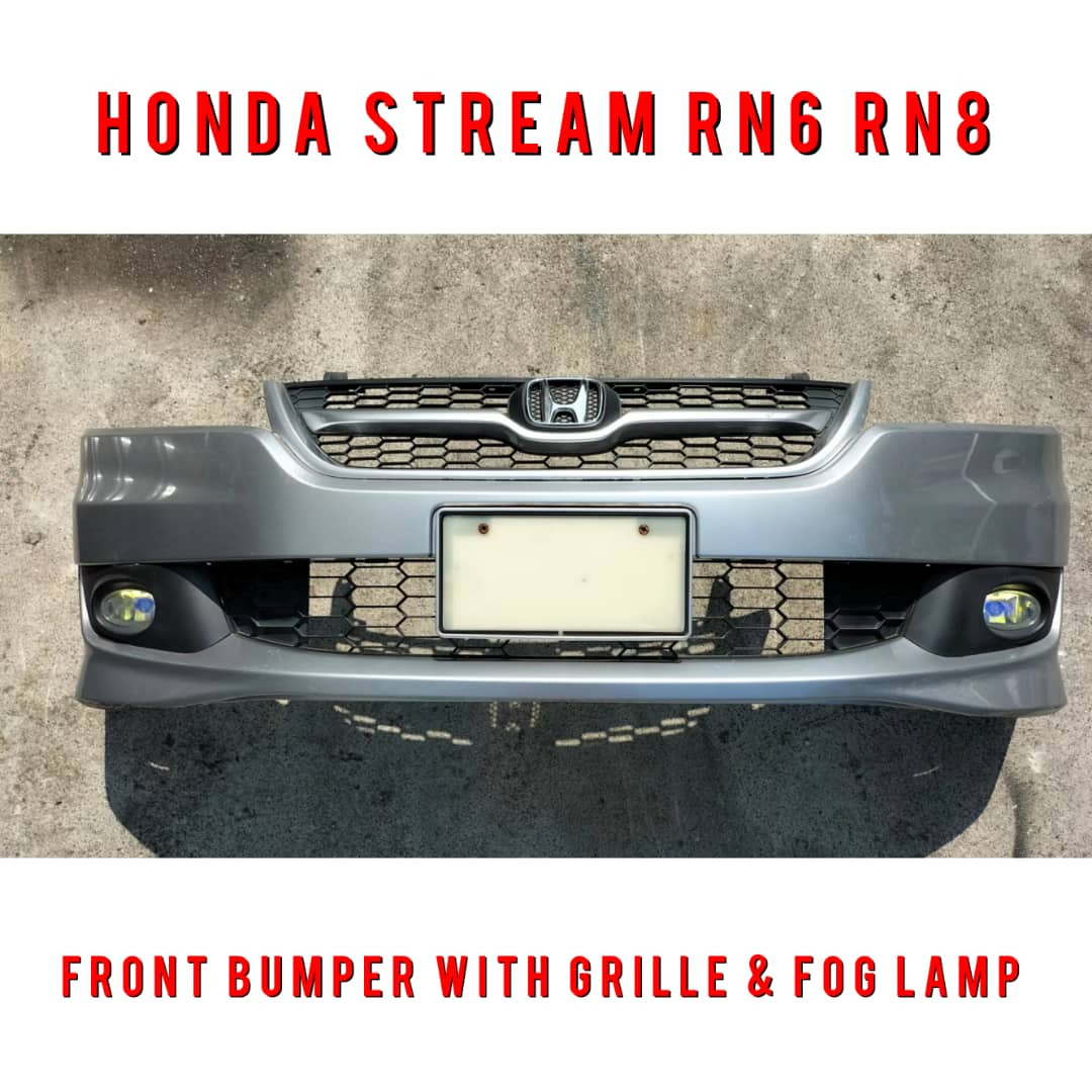 Honda Stream RN6 RN8 PFL Modulo Front Bumper With Fog Lamp & Grille ...