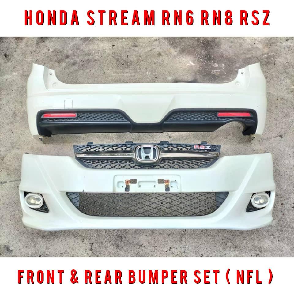 Honda Stream RN6 RN8 RSZ NFL Front & Rear Bumper Set ( RSZ New Facelift ...