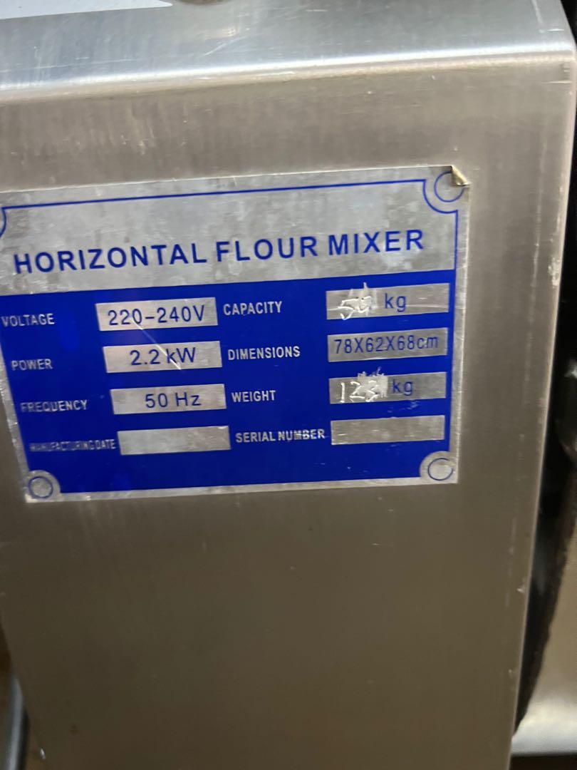 Horizontal Flour Mixer 50KGS, TV & Home Appliances, Kitchen Appliances ...