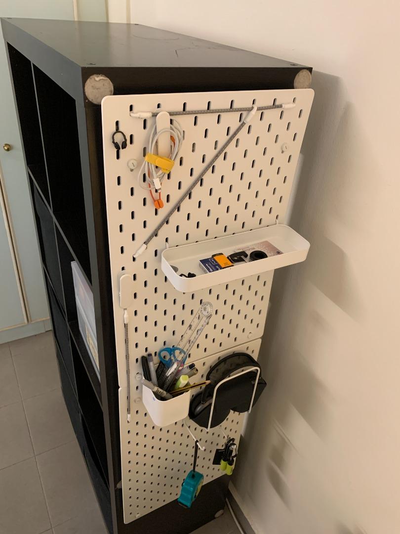 Skallax Dis Another Ikea Skadis Pegboard Mount For Kallax 57 Off