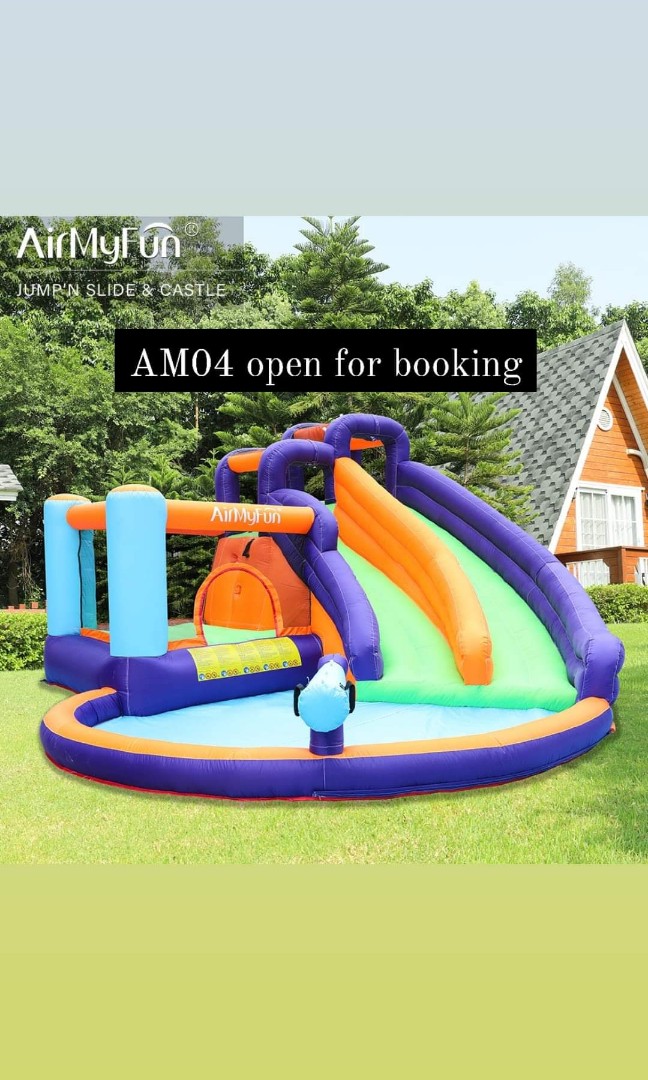 Inflatable Slide Pool Rental, Hobbies & Toys, Toys & Games on Carousell