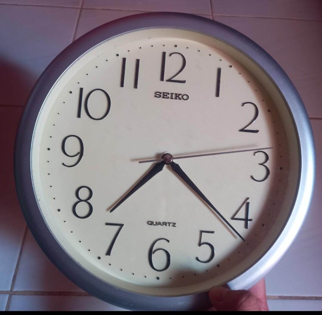 Jam Dinding Seiko Ori, Perabotan Rumah di Carousell
