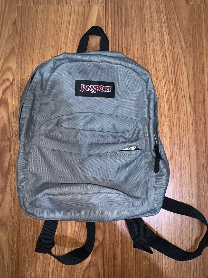 Jansport grey mini backpack, Women's Fashion, Bags & Wallets, Backpacks ...