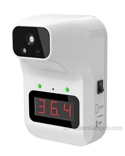 K3 Plus Thermometer Hands freed Digital Temperature scanner [ 18650 ...