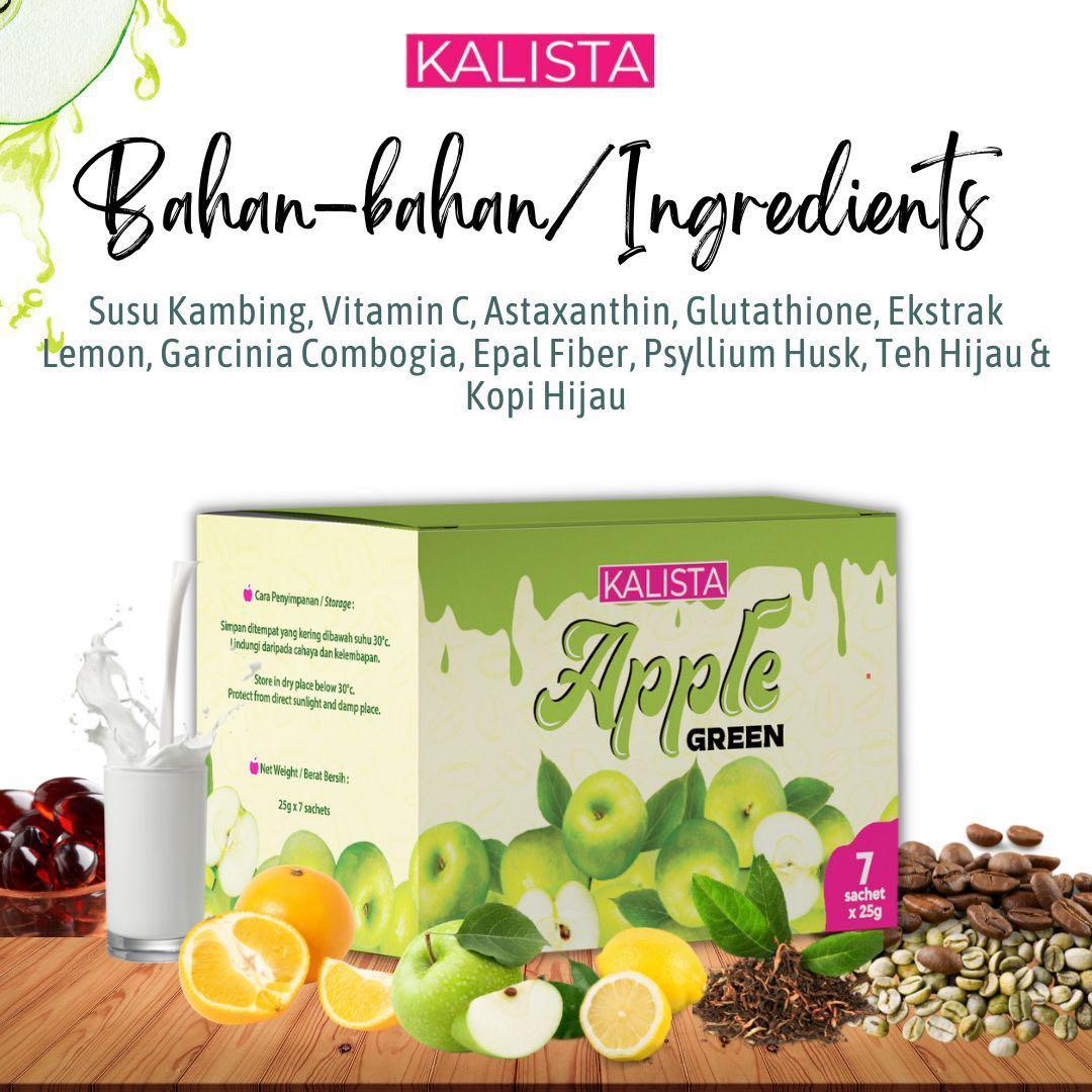 KALISTA Apple Green, Health & Nutrition, Health Supplements, Vitamins & Supplements on Carousell