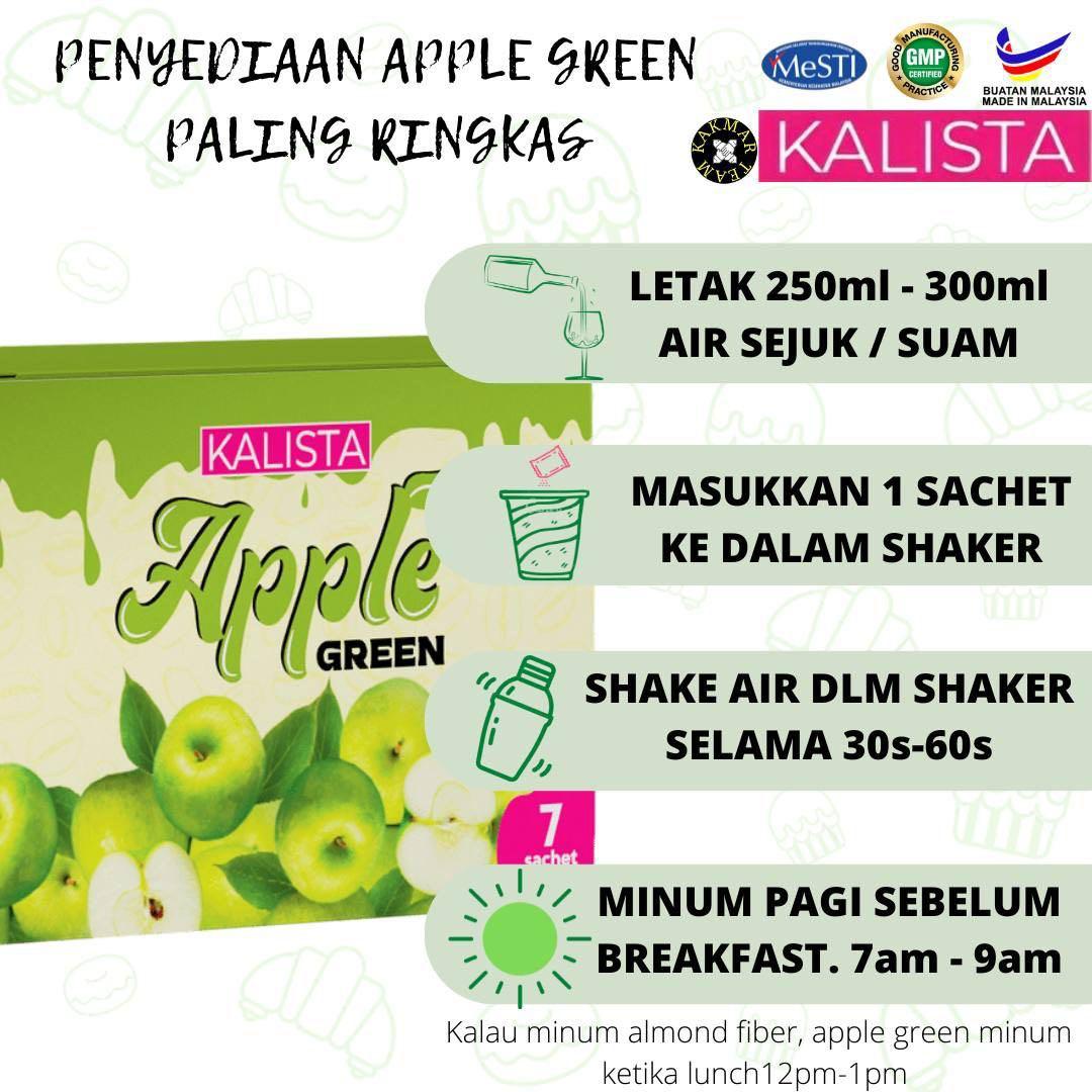 KALISTA Apple Green, Health & Nutrition, Health Supplements, Vitamins & Supplements on Carousell