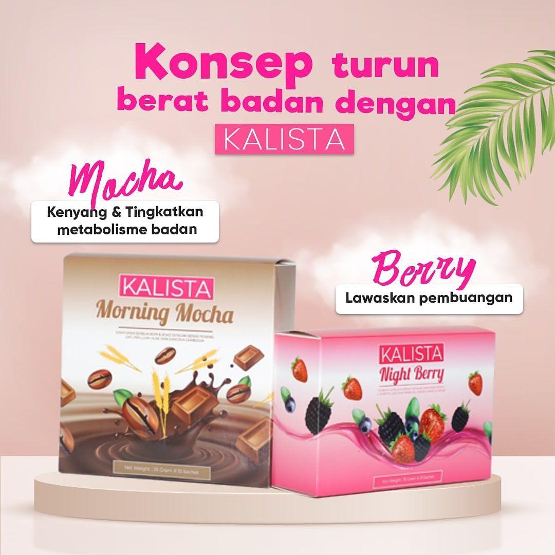 KALISTA Mocha Berry Combo 1 (1 set), Health & Nutrition, Health ...
