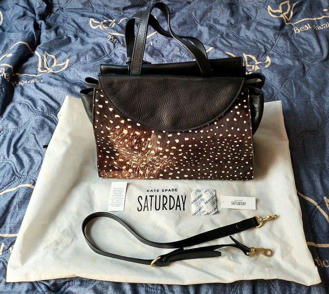 Reserved Kate Spade Saturday Calf Hair HandBag Crossbody, Luxury, Bags ...