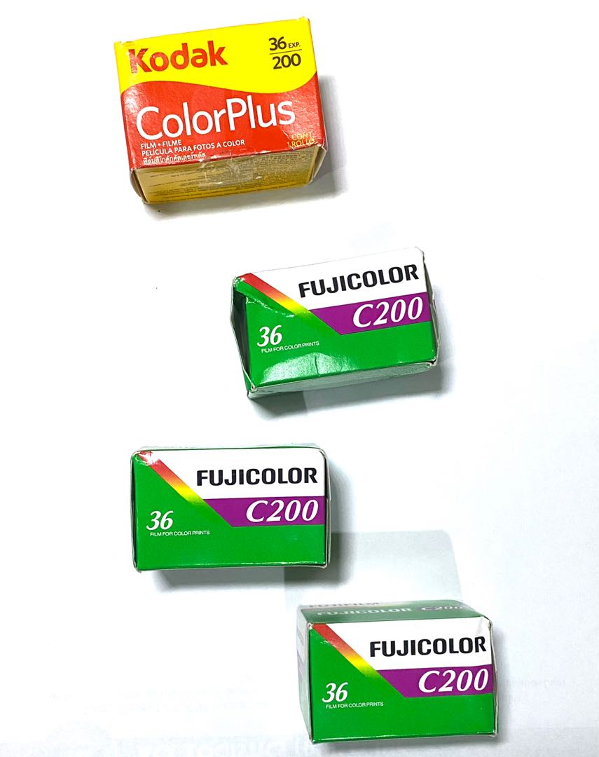 Kodak Color Plus and Fujicolor C200 35mm 36 exp / P400 each ...