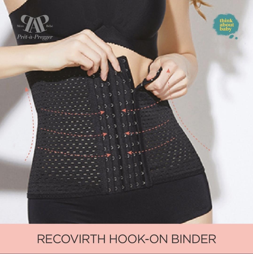 Korset warna hitam. Recovirth hook on binder, Fesyen Wanita, Pakaian ...