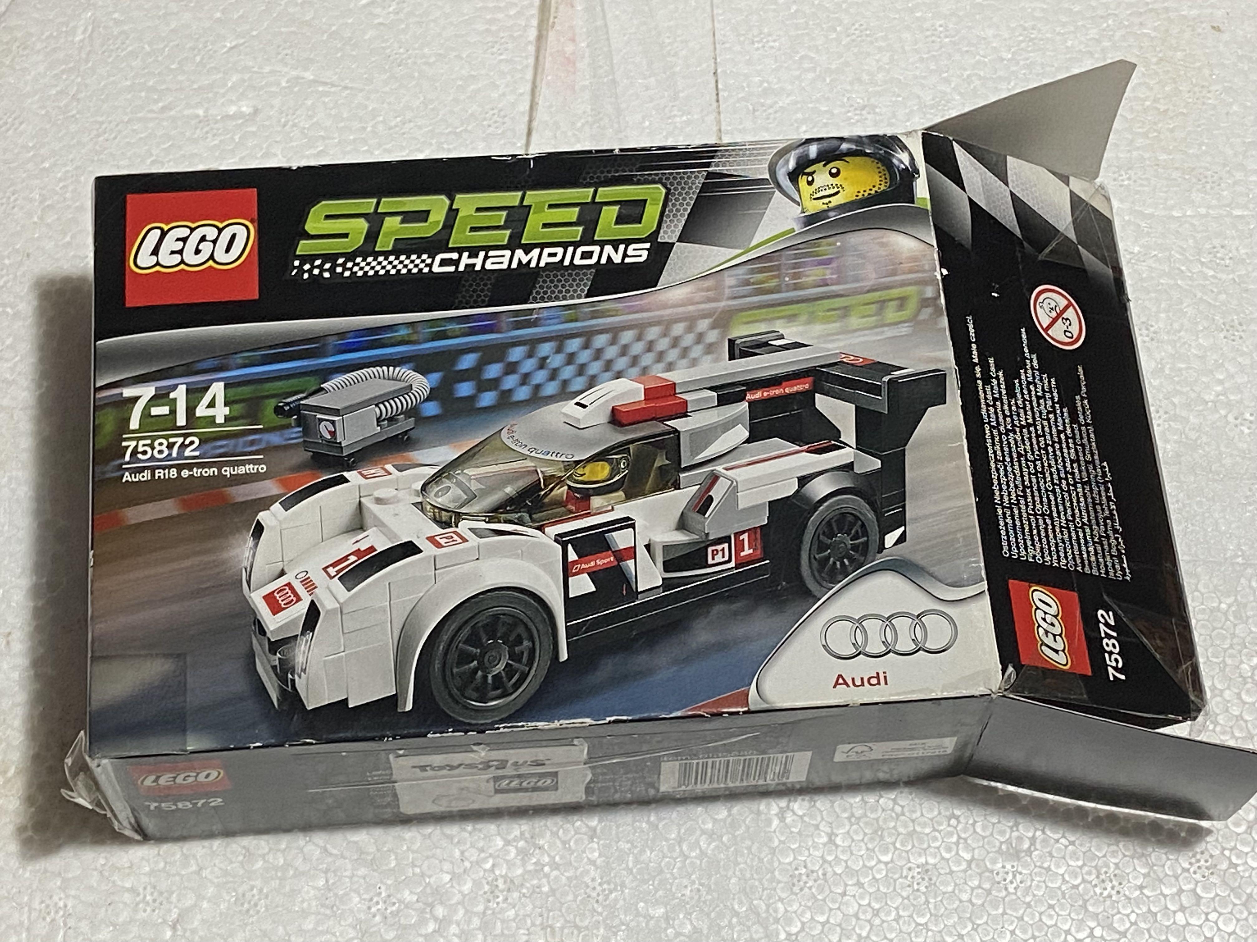 絕版 Lego 樂高 75872 Speed Champions Audi R18 E-ton Quattro, 興趣及遊戲, 玩具 & 遊戲 ...