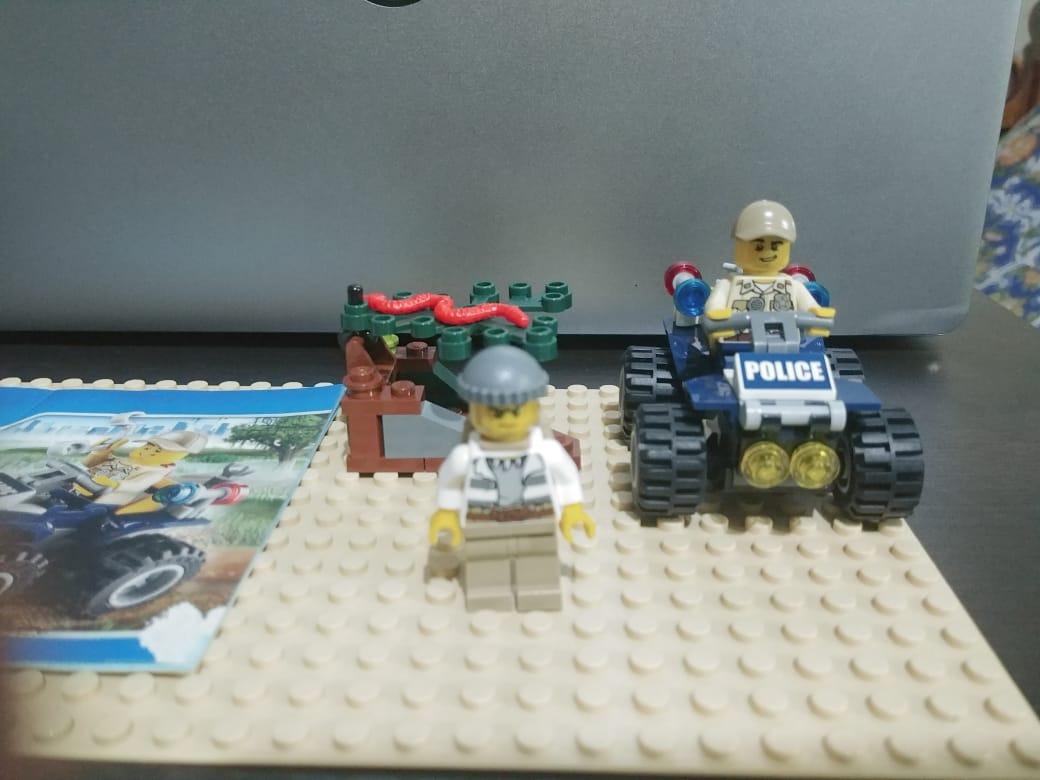Lego City 60065 (ATV Patrol), Hobbies & Toys, Toys & Games on Carousell